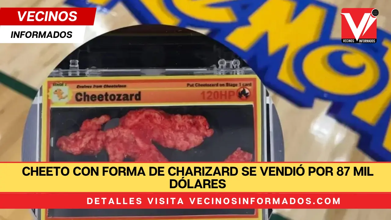 Cheeto con forma de Charizard se vendió por 87 mil dólares - Vecinos ...
